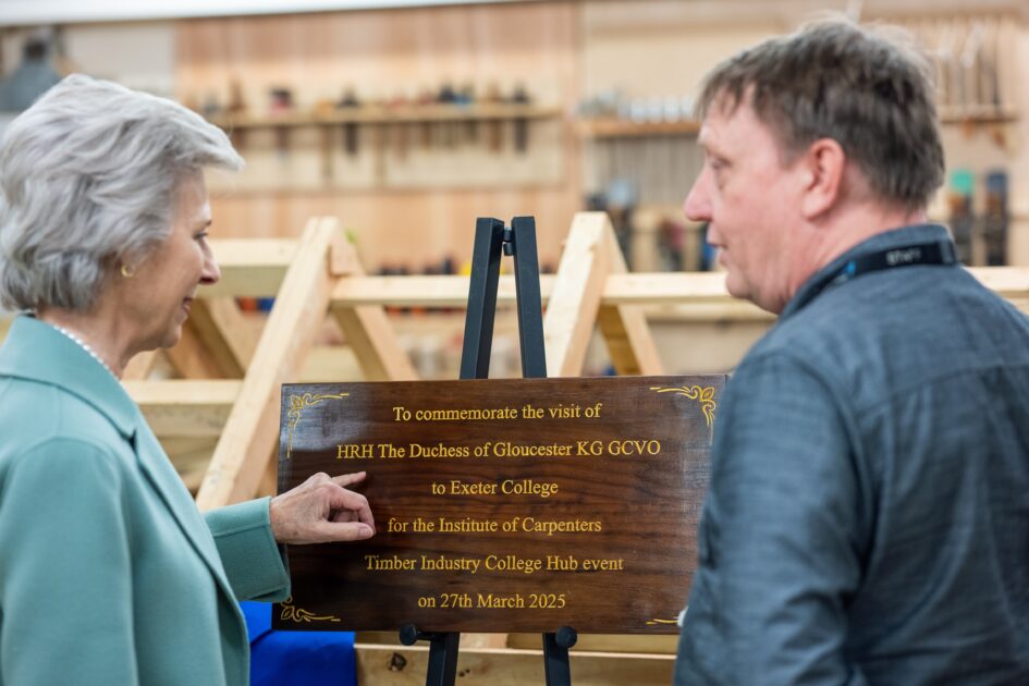 Exeter College Welcomes Institute of Carpenter’s Royal Patron at Final ...